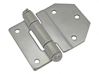 Stainless block hinge Outer groove N-type side New type φ13 pin R ...